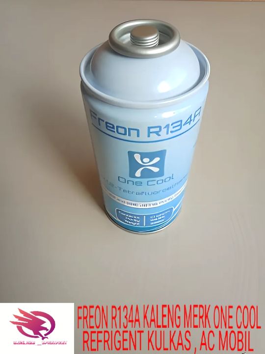 FREON ONE COOL R134A KALENG 390 gr, FREON REFRIGERANT KULKAS / AC MOBIL ...
