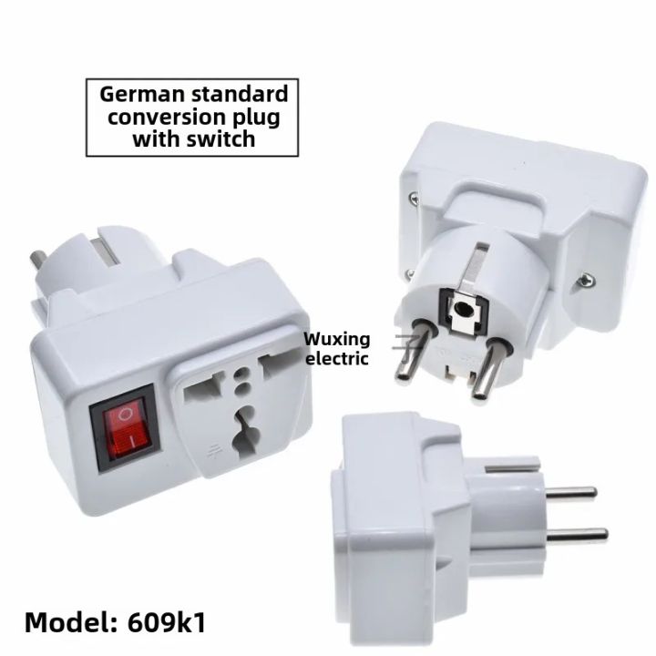 European Standard To German Standard Converter Plug Adapter Travel ...