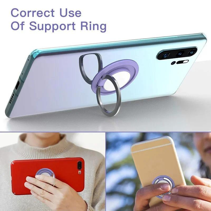 Universal Phone Ring Holder Finger Ring Stand Grip 360 Degree Rotating ...