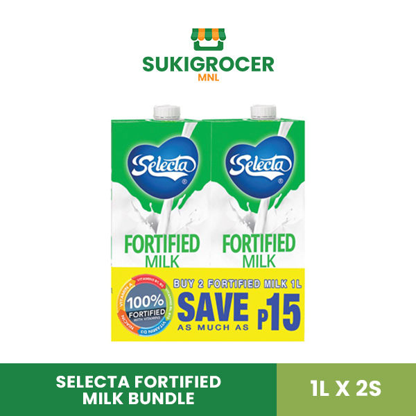 Selecta Fortified Milk Bundle 1L x 2s | Lazada PH