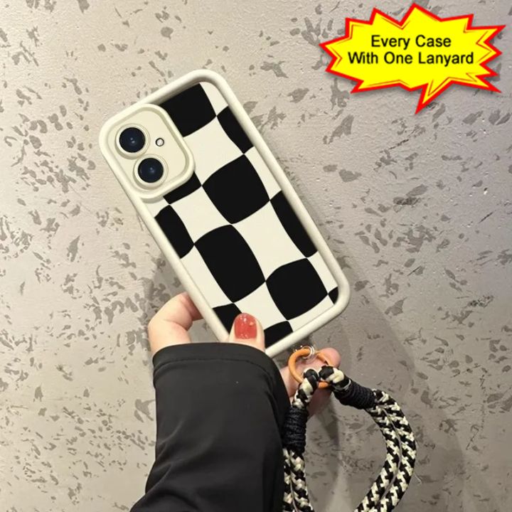 casing hp Vivo Y12a Y12 terbaru 2025 hitam putih Papan catur Sederhana ...