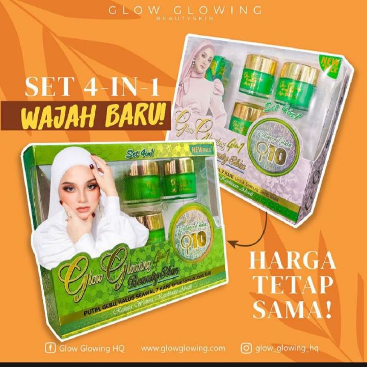 Original Glow Glowing set Original 🌹 4 in 1 | Lazada
