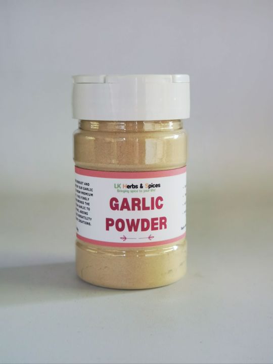 GARLIC POWDER PREMIUM IN SPICE JAR (60g) by LK HERBS AND SPICES | Lazada PH
