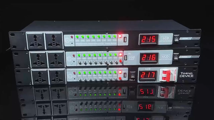 Professional Power Sequencer 8 + 2 Channel power supply intelligent ...
