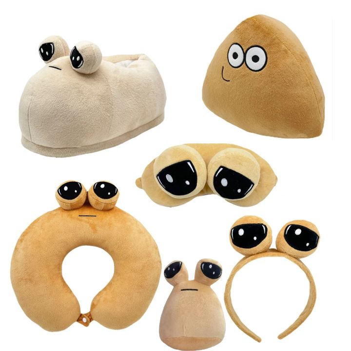 Anime Game The Maw Pou Plush Toys Kawaii Cartoon My Pet Alien Pou Plush ...