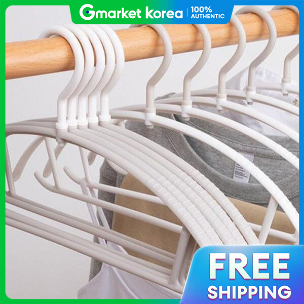 Artbox | Artbox/Omt Round Anti-Shoulder Bump Non-Slip Hangers 10-Pack ...