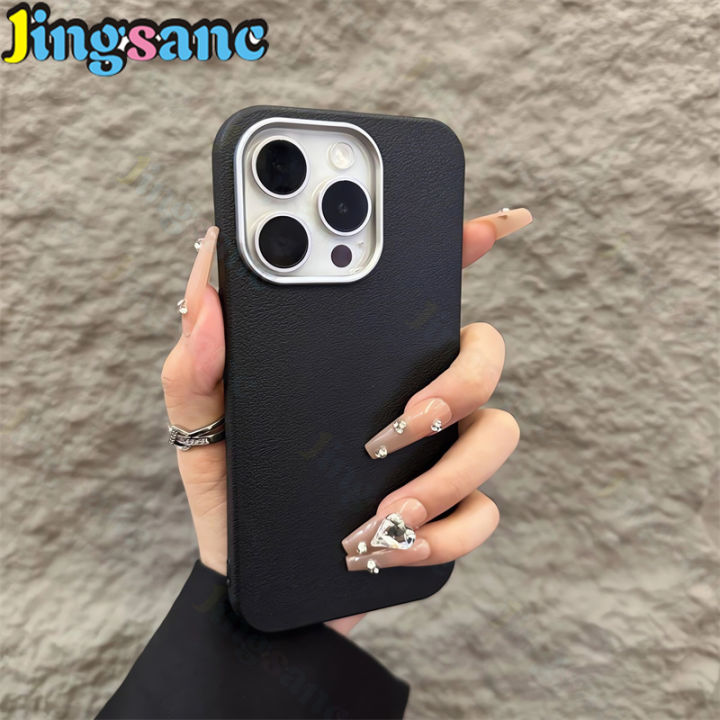 Jingsanc Luxury Leather Texture Phone Case For Honor 400 Pro 5G ...