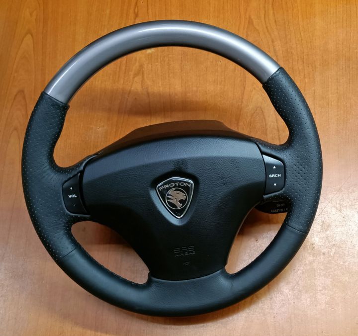 PROTON WAJA CAMPRO WAJA CPS STEERING WHEEL WITH AB ORIGINAL READY STOCK ...