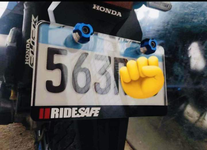 Motorcycle Plate Cover with design | Lazada PH