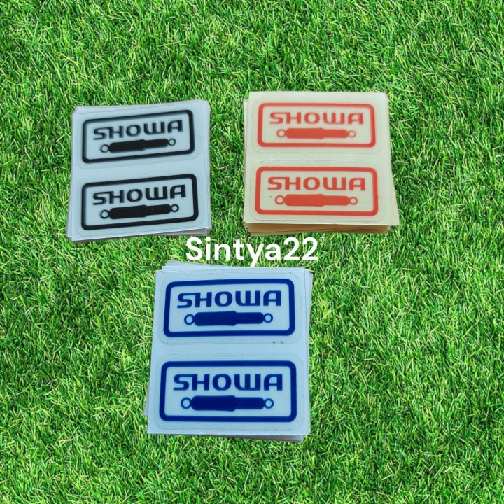 STICKER SHOWA STICKER SHOCK DEPAN STICKER VARIASI SHOCK MOTOR | Lazada ...