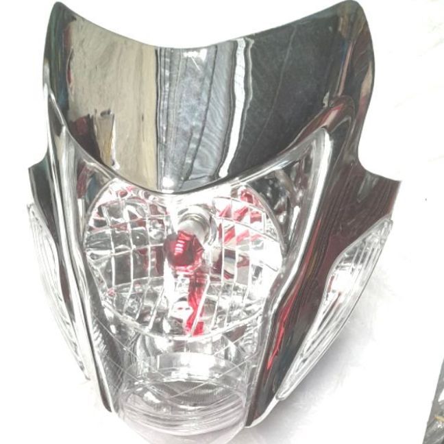 "SONIC" HEADLIGHT ASSEMBLY WITH COWLING (COLORS AVAILABLE: RED, CHROME ...