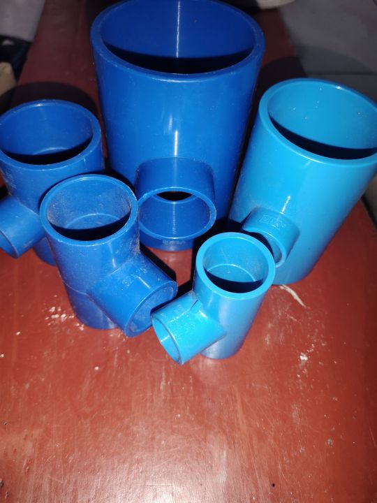 PVC BLUE TEE REDUCER BLUE 1/2" ,3/4", 1" ,1 1/4", 1 1/2" ,2" , 21/2" ,3 ...