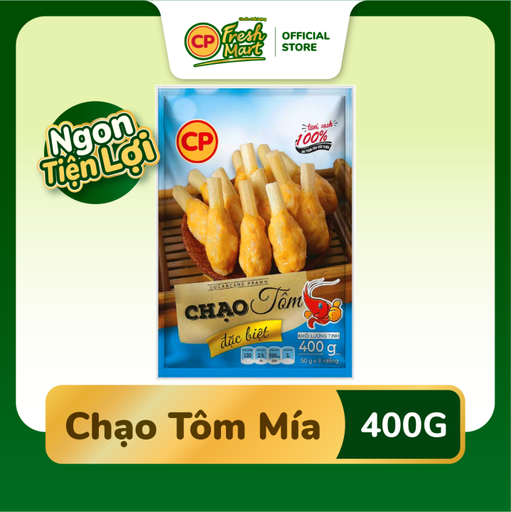 Chạo Tôm Mía CP Gói 400G - Ngon Tiện Lợi - Bữa Ăn Nhanh Gọn - CP Fresh Mart | Lazada.vn