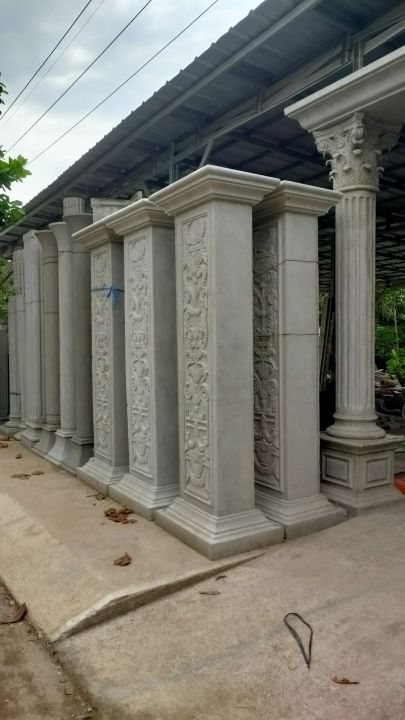 pilar pagar rumah klasik 50cm x 30cm x 250cm | Lazada Indonesia