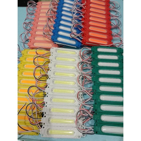10PCS LED STRIP COB 3WATT 6 MATA 12 VOLT 12V MOBIL MOTOR | Lazada Indonesia