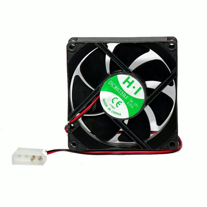 Computer Case Brushless Cooling Fan 80mm 120mm DC 12V 2Pin Cooler for ...