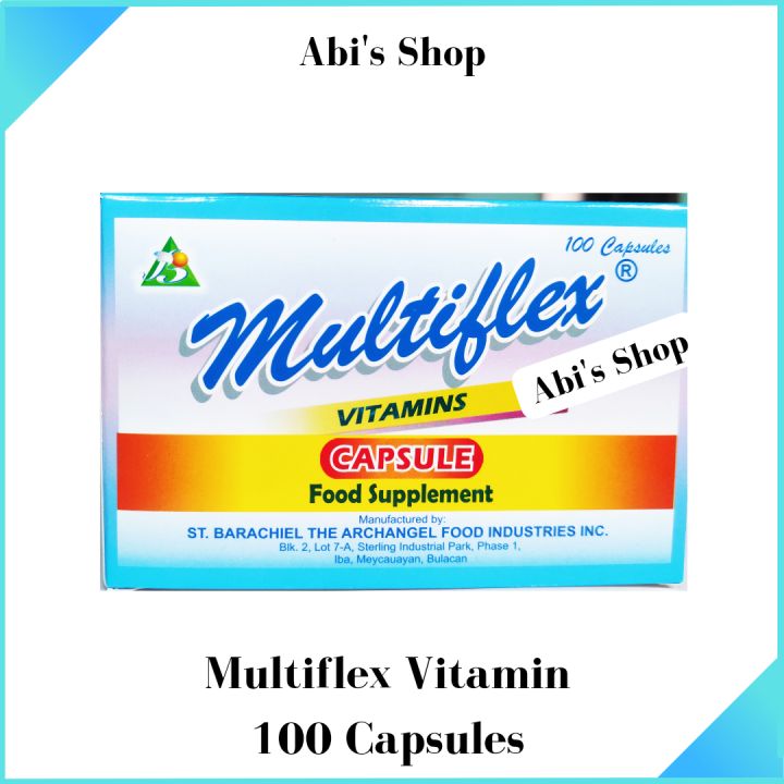 MULTIFLEX Vitamins 100 Capsules Expiry June 2027 | Lazada PH