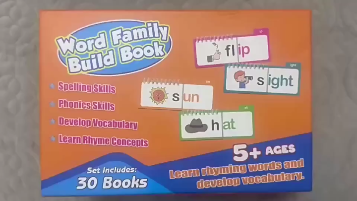 30 Read and Rhyme Flip Books Word Family Flip Books,ABC Vocabulary ...