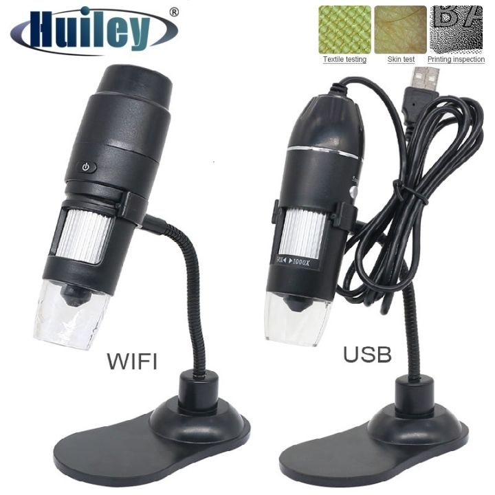 Digital Microscope 50X-1000X Zoom Camera WIFI or USB Microscope ...