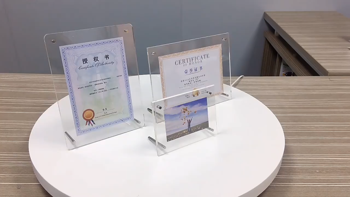 Acrylic Picture Frame / Honour Award Display Frame / Family Portrait ...