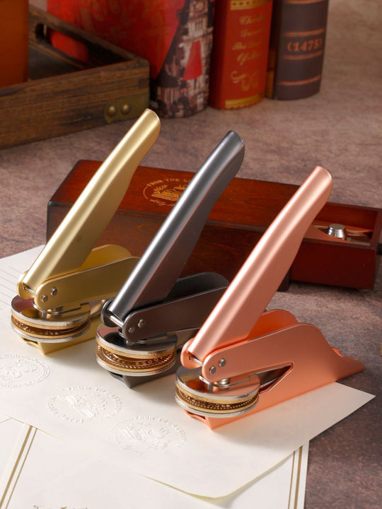 Professional Portable Hand Clamp Steel Stamp Embossing Debossing Logo ...