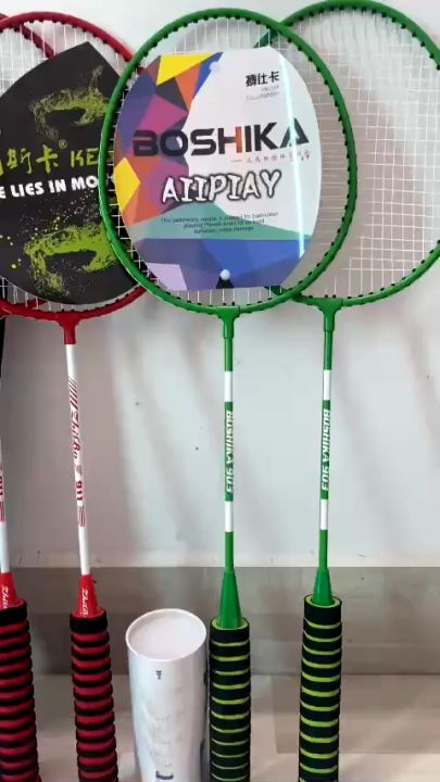 COMBO 2 VỢT CẦU LÔNG BOSHIKA TẶNG KÈM 3 QUẢ CẦU | Lazada.vn