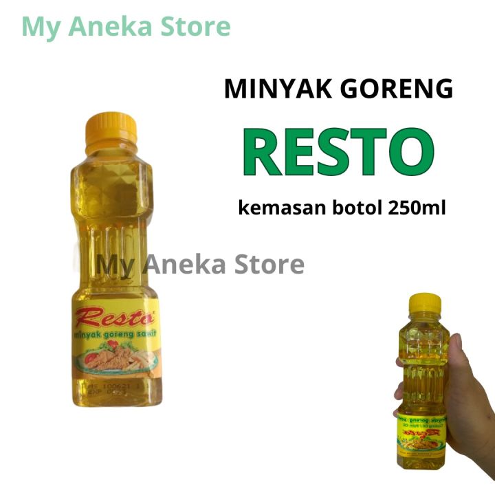 Minyak goreng RESTO botol 250 ML /RESTO / Minyak murah promo | Lazada ...