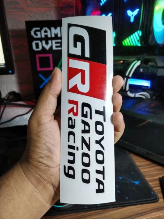 🔥 Sticker Custom TOYOTA GAZOO RACING 🔥 | Lazada