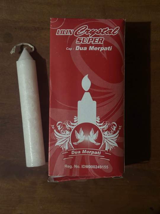Lilin Cristal tahan lama isi 6 cap Dua Merpati | Lazada Indonesia