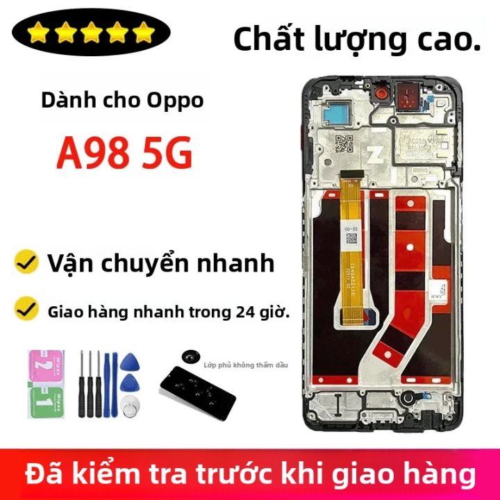 Oppo A98 5G CPH2529 6.72” Màn Hình Cảm Ứng LCD Thay Thế Toàn Bộ Khung ...