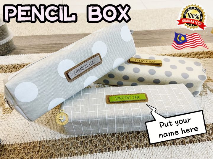 Pencil box FREE to put your name on | Lazada