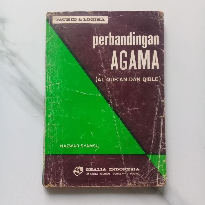 Buku Nazwar Syamsu dengan TTD Paraf Asli 1977 Perbandingan Agama Quran ...