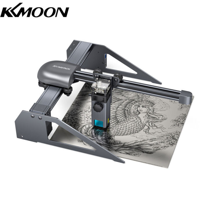 KKmoon ATOMSTACK P7 30W La-ser Engraver Desktop DIY Engraving Cutting Machine with 200*200 ...