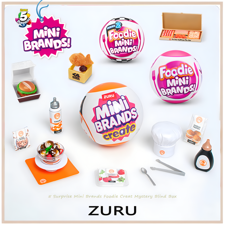 Zuru Mini Brands Toys 5 Surprise Mini Brands Toy Miniature Toys Mystery ...