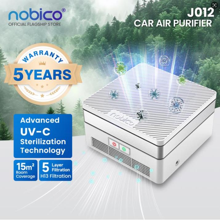 Nobico J012 Air Purifier With UVC Germicidal , Effective Area 15 sqm , High-efficiency Composite ...