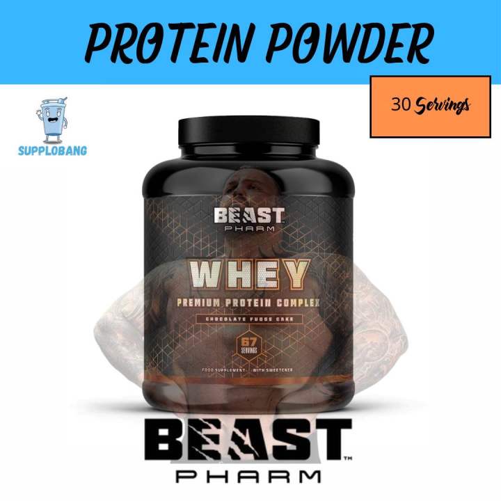 Beast Pharm WHEY, Premium Protein Complex, 2KG | Build Muscle, Eddie ...