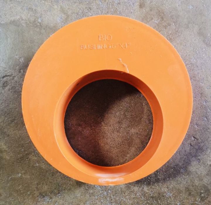 Thick 6x4 sanitary pvc orange bushing 6x4 reducer | Lazada PH