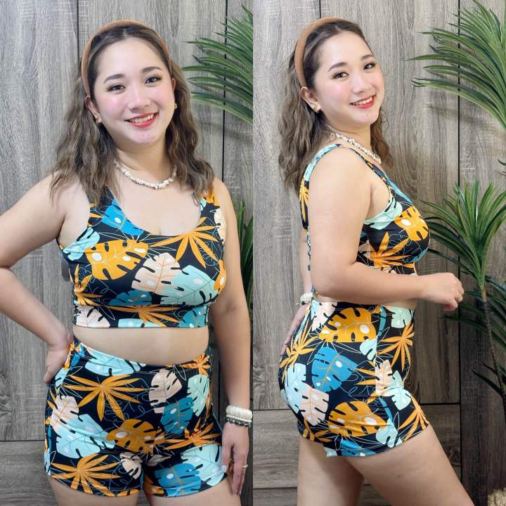 CROP TANK & SHORT TERNO (MEDIUM TO LARGE frame) | Lazada PH