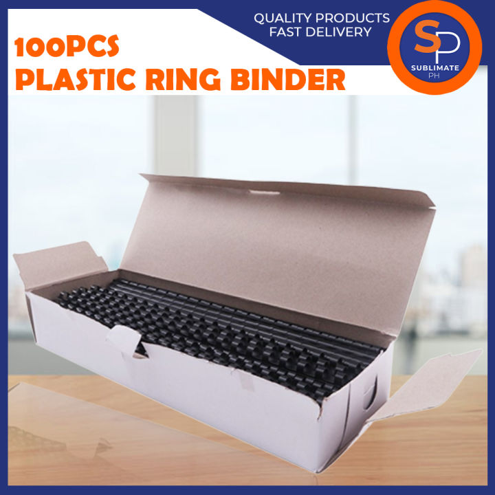 Plastic Comb 100pcs F4 Size Binder Ring 24 Holes Long Legal Size (8mm/10mm/12mm/14mm/16mm)Black ...