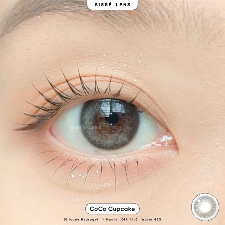 Misslens/Sisse Lens รุ่น COCO สี Cupcake Gray (รายเดือน)/ รองรับสายตา ...