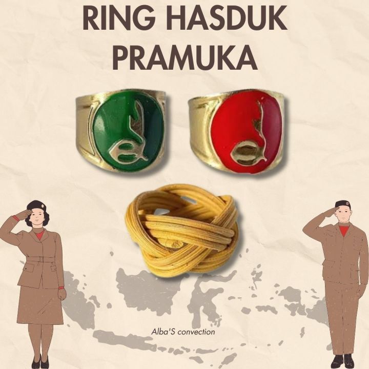 Ring Hasduk Pramuka Besi Rotan | Lazada Indonesia