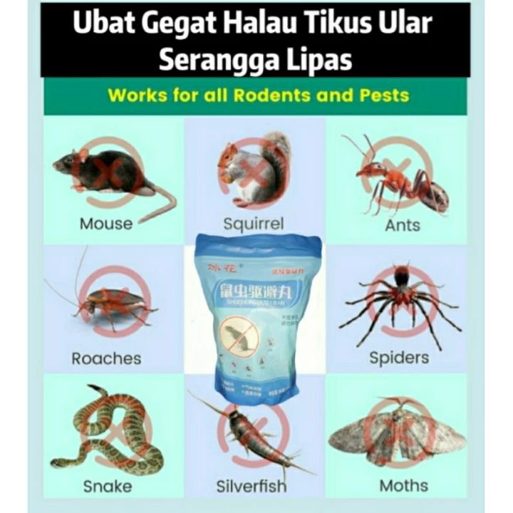10pcs (pack) Rats Mouse Repellent Mothballs insects Snake Mosquito ...
