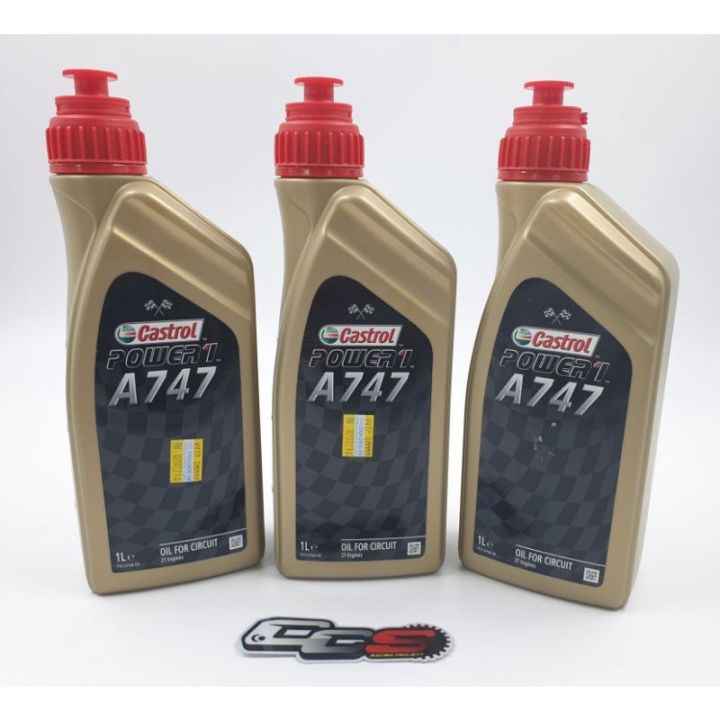 CASTROL A747 POWER 1 หัวเชื้อ 2T เกรดแข่งสังเคราะห์ 100% | Lazada.co.th