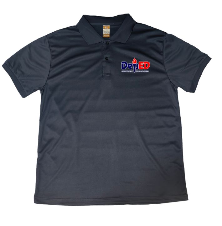 Customized DEPED MATATAG Navy Blue Drifit Polo Shirt | Lazada PH