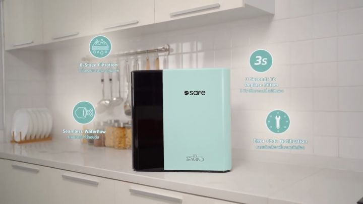 SAFE เครื่องกรองน้ำ รุ่น UV Beyond กรอง 8 ขั้นตอน ใช้กับน้ำประปา | UY 10100449 | Lazada.co.th