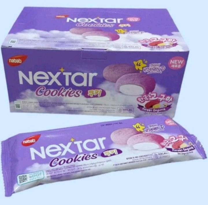 Nextar cookies Goguma 1 box isi 10 sachet | Lazada Indonesia