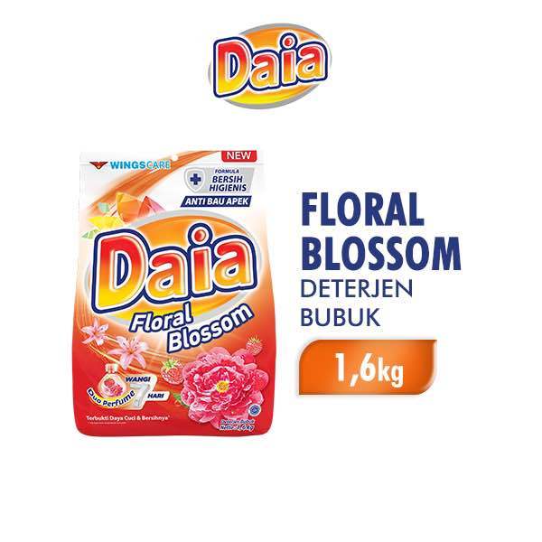 Daia detergent floral blossom & clean fresh hijab 1.6 kg | Lazada Indonesia