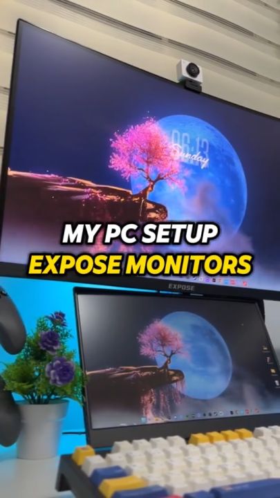 EXPOSE Monitor PC 27/24/22/19 Inch Curved Gaming Monitor 165/75HZ 4K ...