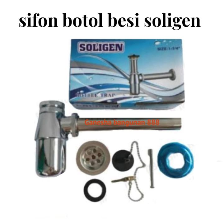 Sifon Botol Besi Wastafel - Sifon Botol Besi Lurus - Afur Pembuangan ...