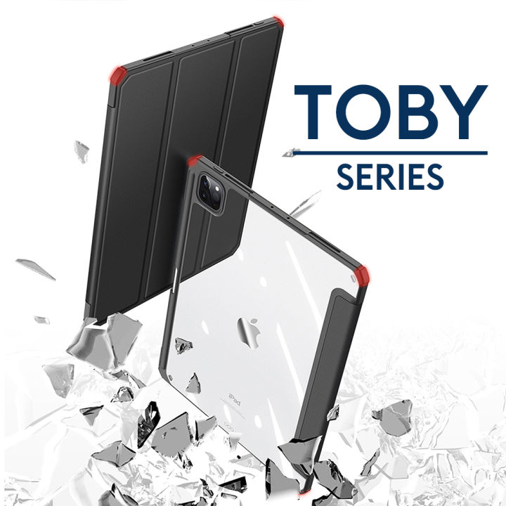 UFLAXE TOBY Shockproof Smart Folio Case for Apple iPad (7th / 8th / 9th ...